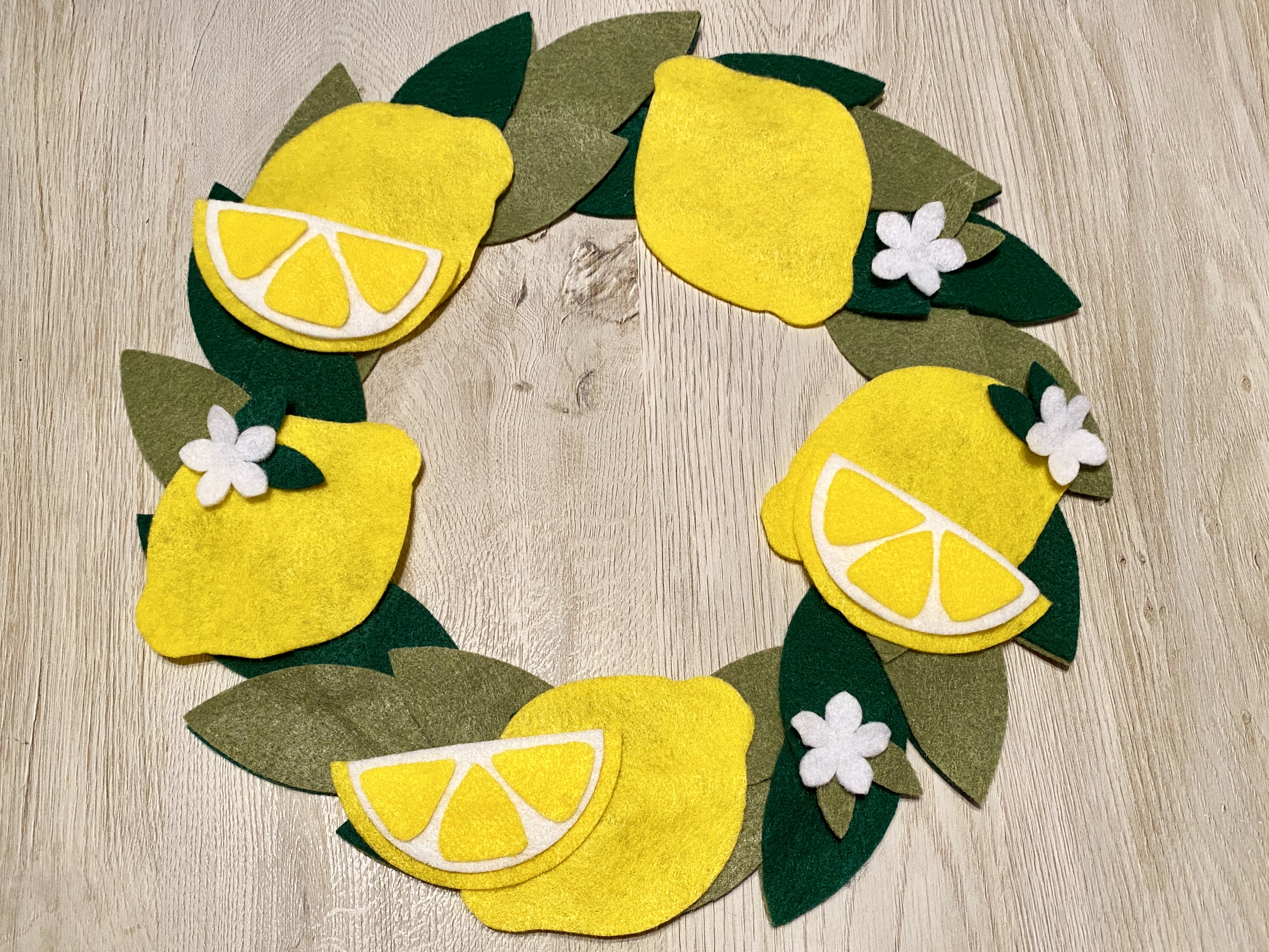 Lemon Wreath Craft Kit Unplanned Whimsy33 – Unplanned Whimsy